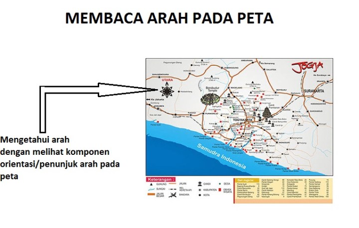Membaca Peta – Menentukan Arah Pada Peta dan Kondisi Sebenarnya – Guru ...