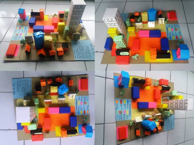 Karya Siswa – Maket Keruangan Kota Menurut Teori Inti Ganda | Guru ...