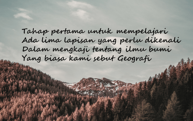 Karya Siswa – Syair Geografi | Guru Geografi MAN 1 Gunungkidul DIY